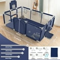 Baby Playpen, HDJ 71 inch Extra Large Baby Playard with Basketball Hoop ...