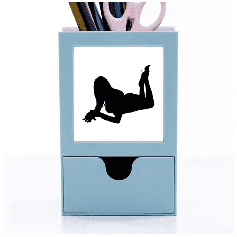 Hot And Attractive Women'S Outline Desk Supplies Organizer Pen Holder Card - Walmart.com