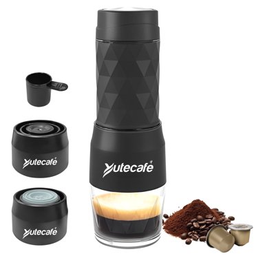 2 IN 1 Espresso Hand Press Coffee Maker Portable Coffee Machine ...