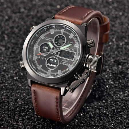 Military Watch Mens Watches Mens Quartz Sport Military Army Led Watches ...