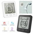 Lcd Screen Waterproof Digital Bathroom Wall Clock Temperature Humidity