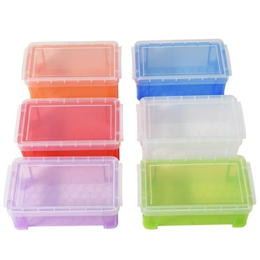 Casewin 3 Tier Transparent Plastic Stackable Storage Box - Adjustable ...