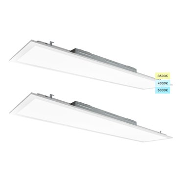 Luxrite 1x4 FT LED Flat Panel Light 30/35/40W 3 Color Options Backlit ...