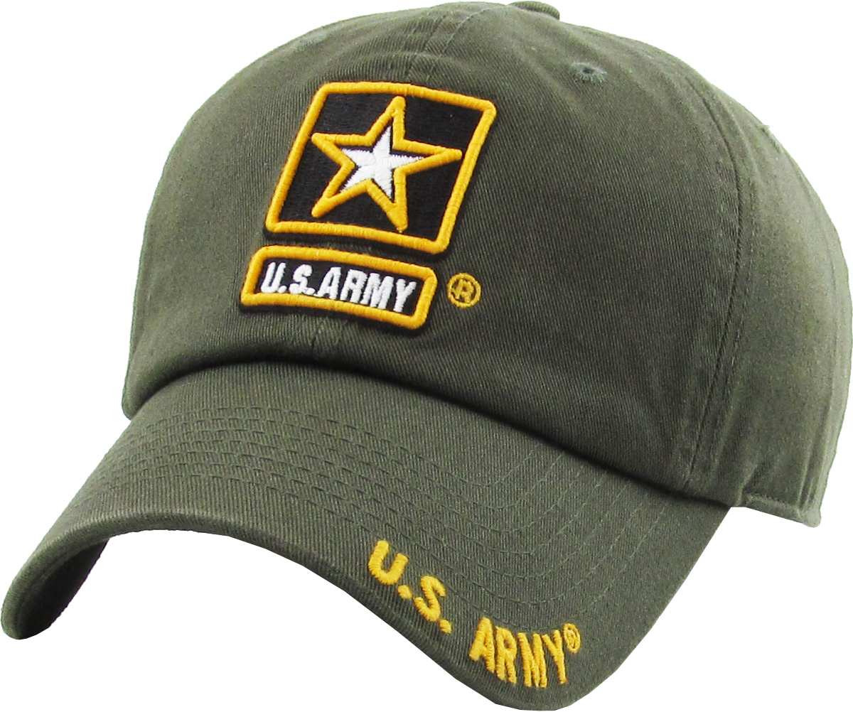 US ARMY Washed Cotton Basball Cap - Walmart.com