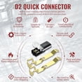 50 count Double Wire Plug in Connector with Locking Buckle, Quick ...