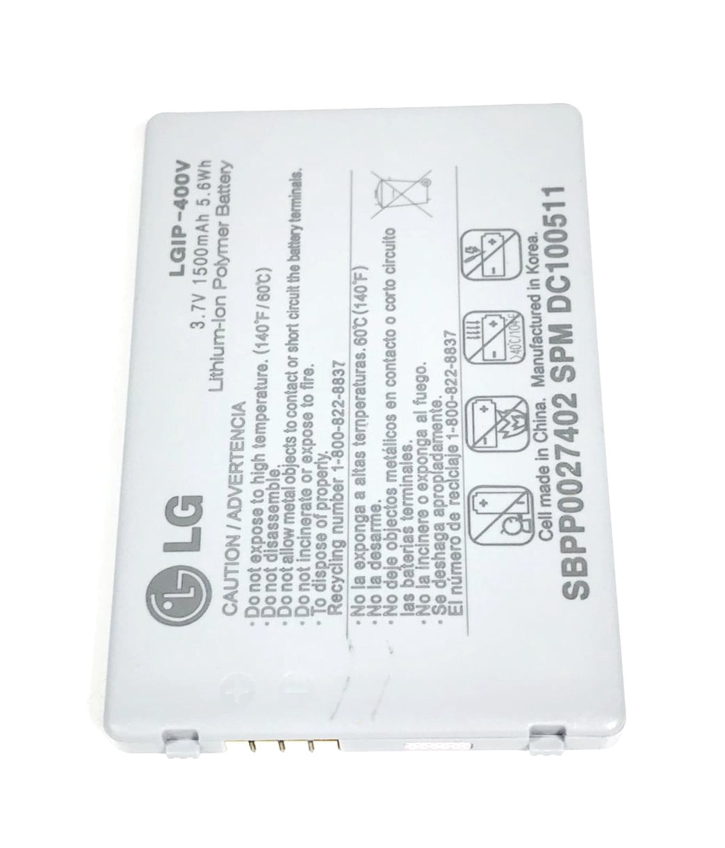 LG LGIP-400V Li-Ion Polymer Rechargeable Battery, Gray - Walmart.com