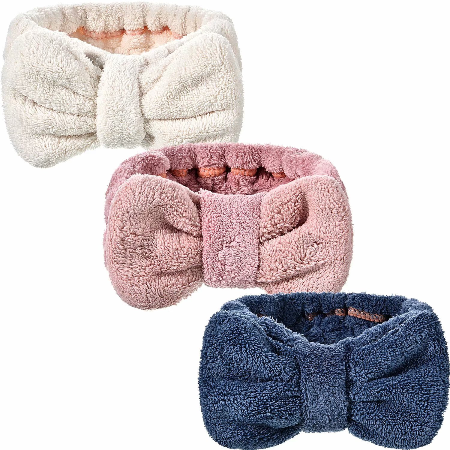 3 Pack Microfiber Bowtie Headbands Makeup Headbands Wash Spa Yoga ... 3 Pack Microfiber Bowtie Headbands Makeup Headbands Wash Spa Yoga ...