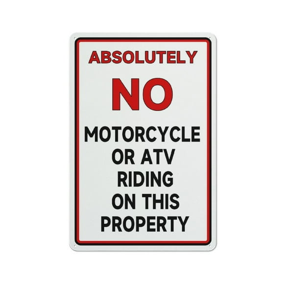 No Atv Sign