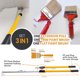 EZ Paint Brush | Angle Adjustable Flat Trim Paintbrush Set with ...