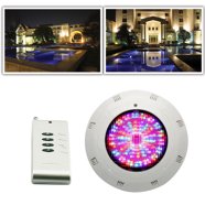 Miumaeov 12V 38W Pool Light Underwater Color-Change LED Lights RGB IP68 with Remote - Walmart.com