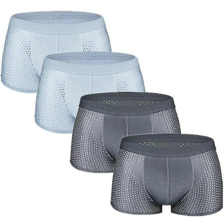 Surrme 4pc Man Mesh Homme Bamboo Ice Silk Underwear Boxers ...