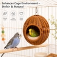 Parakeet Nest, Bird Nest House for Cage, Chew Resistant Hanging Bird ...