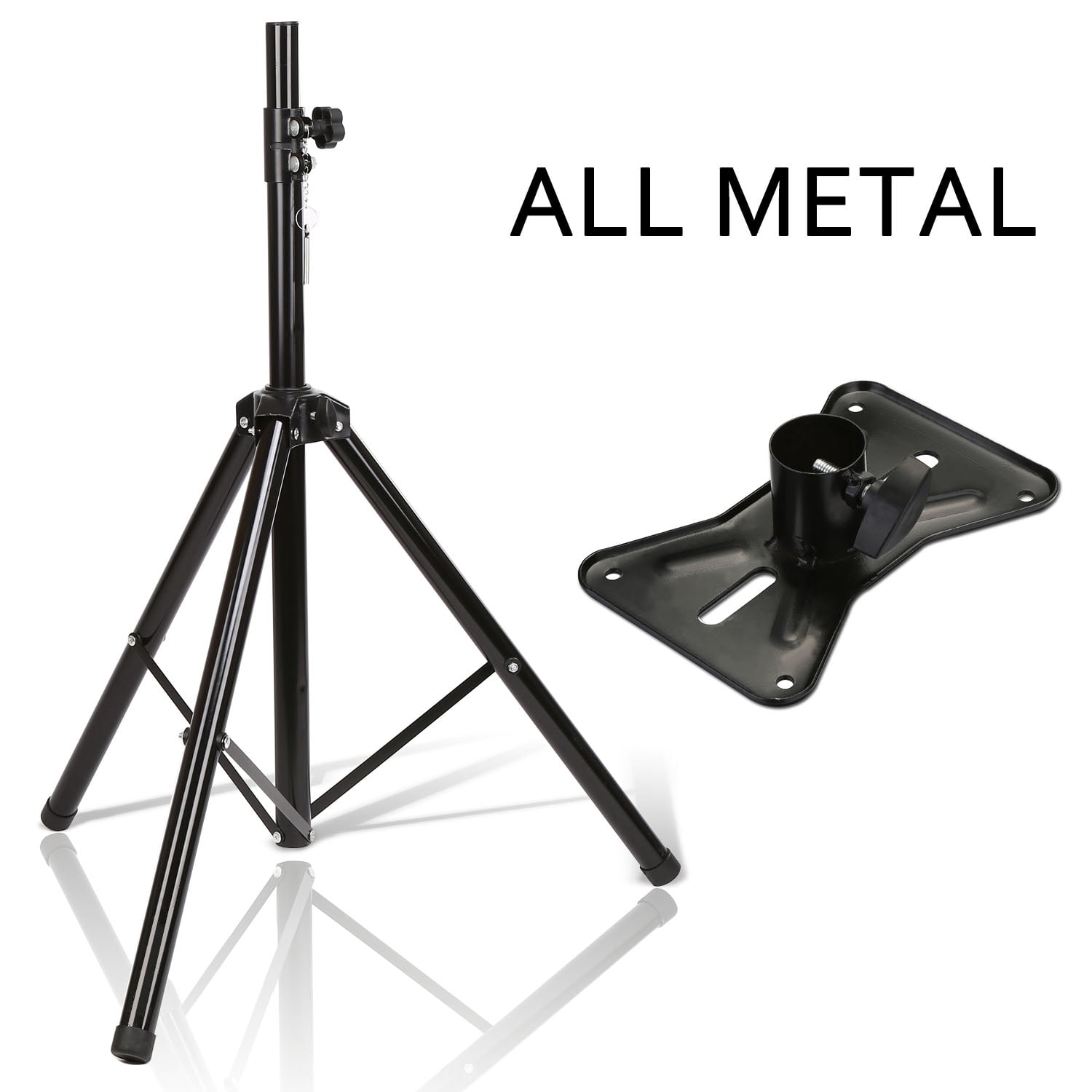 Agptek Speaker Stand Tripod Adjustable Height Home Theater Studio ...