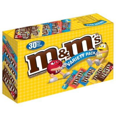 M&Ms Variety Pack - 30 pk. - Walmart.com