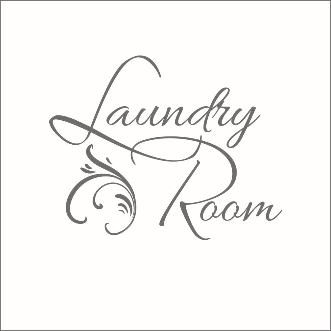 Laundry Room Vinyl Decal - Large - Clay - Walmart.com