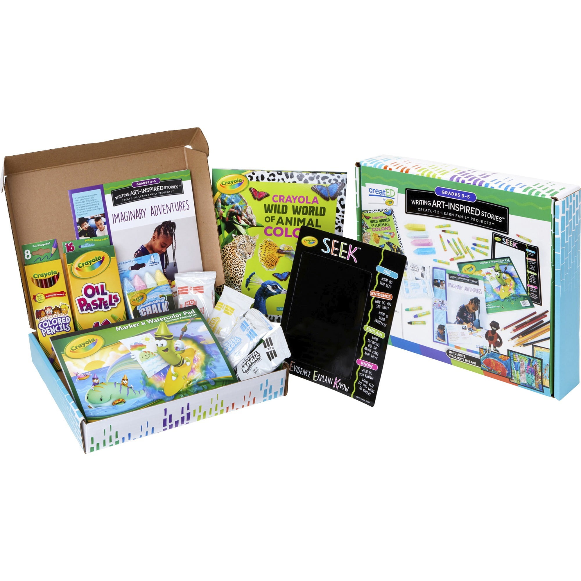 Crayola, CYO040608, Writing Art-Inspired Stories Projects Kit, 1 / Kit ...