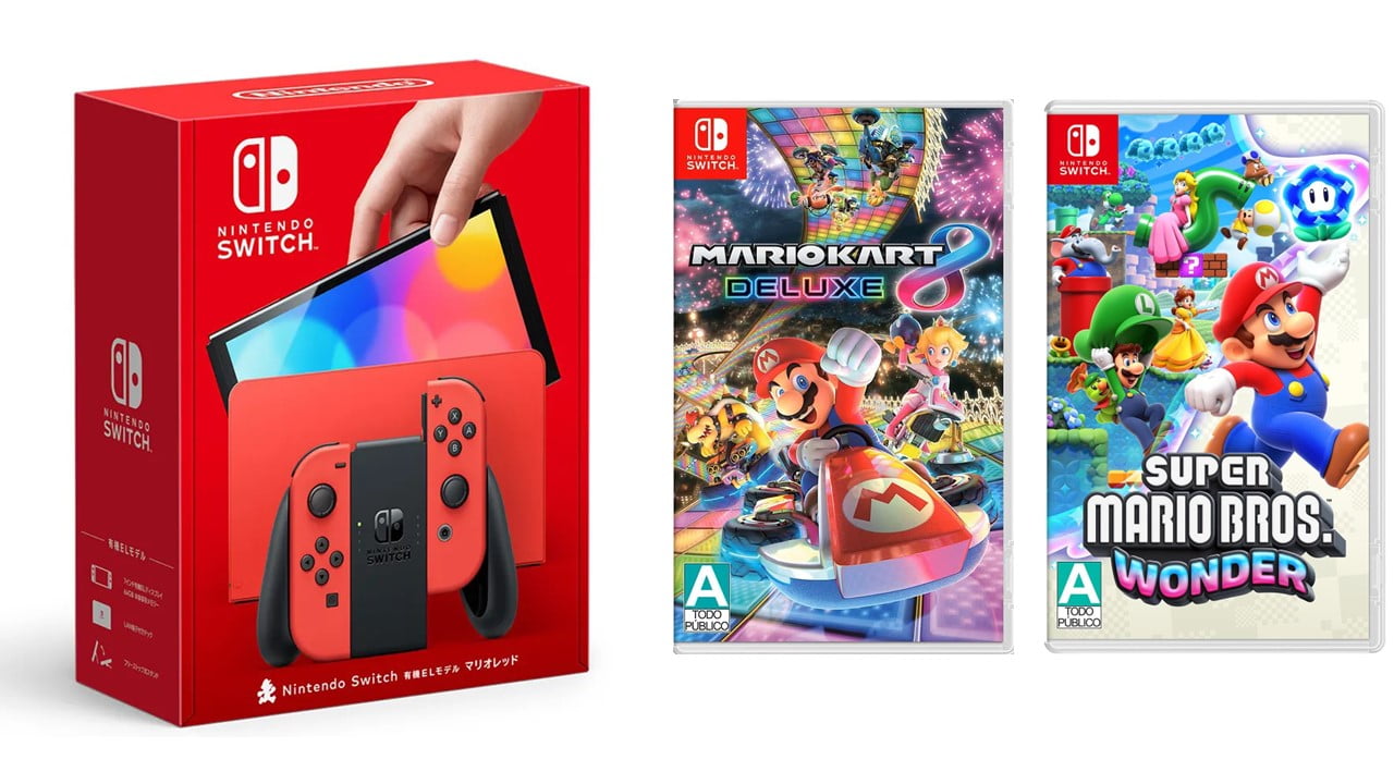 Consola Nintendo Switch - OLED 64Gb Nintendo Mario Red Edition ...