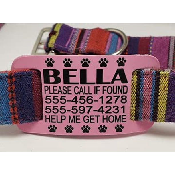 Silent Slide On Pet ID Tags - Premium Pet IDs - Safe Silicone Rubber ...