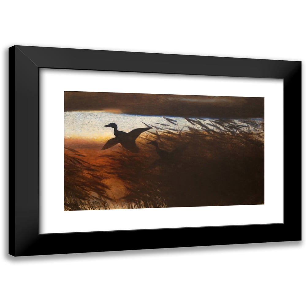 Bruno Liljefors 14x10 Black Modern Framed Museum Art Print Titled ... Bruno Liljefors 14x10 Black Modern Framed Museum Art Print Titled ...