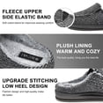 ONCAI Slipper for Men with Arch Support,Cotton-Blend Memory Foam House ...