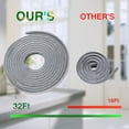 32.8 Ft Self Adhesive Weather Stripping Seal Strip Weatherstrip for ...