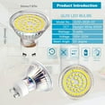EISHOW GU10 LED Light Bulbs 5W,Warm white 2700K, 500LM,110-220V,120 ...