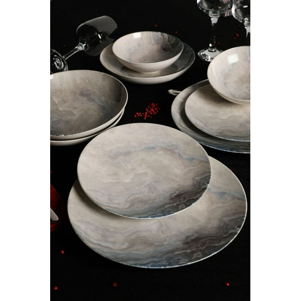 Güral Porselen , Gubes - Multicolor Dinner Set (24 Pieces) - Walmart.com