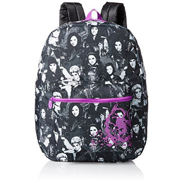 Disney Little Girls Descendants Print Backpack, Black, One Size ...