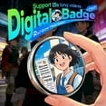 2026 New Smart Electronic Badge, Dynamic Touch High Frame Rate Display ...