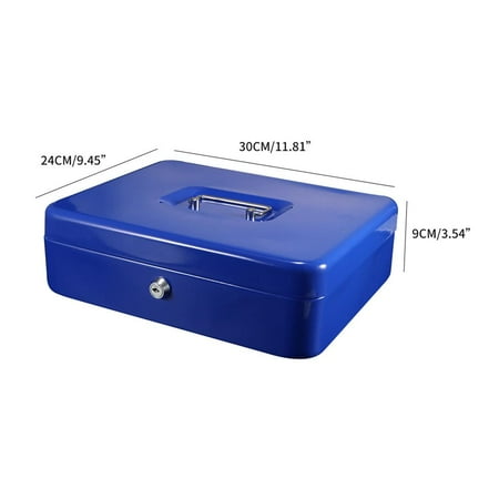 Cash Box Money Bank Deposit sturdy Deposit Steel Steel Tin bills ...