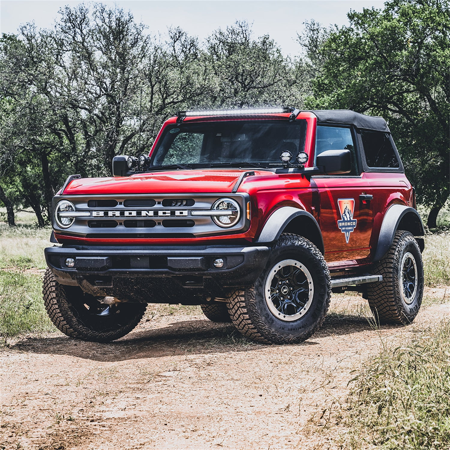 Rigid Industries 46723 RIGID 2021+Ford Bronco Roof Line SR Mount Kit ...