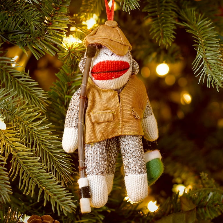 Christmas Tree Sock Monkey