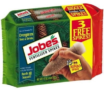 Jobe's 01611 15 Pack Evergreen Tree & Shrub Fertilizer Spikes ...