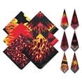 12 Pack Multifunctional Breathable Headscarf Skull Pattern Square Head ...