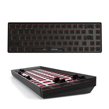 ziyahi Tester68 Mechanical Keyboard Kits 2.4G/Bluetooth 5.0 tester68 ...