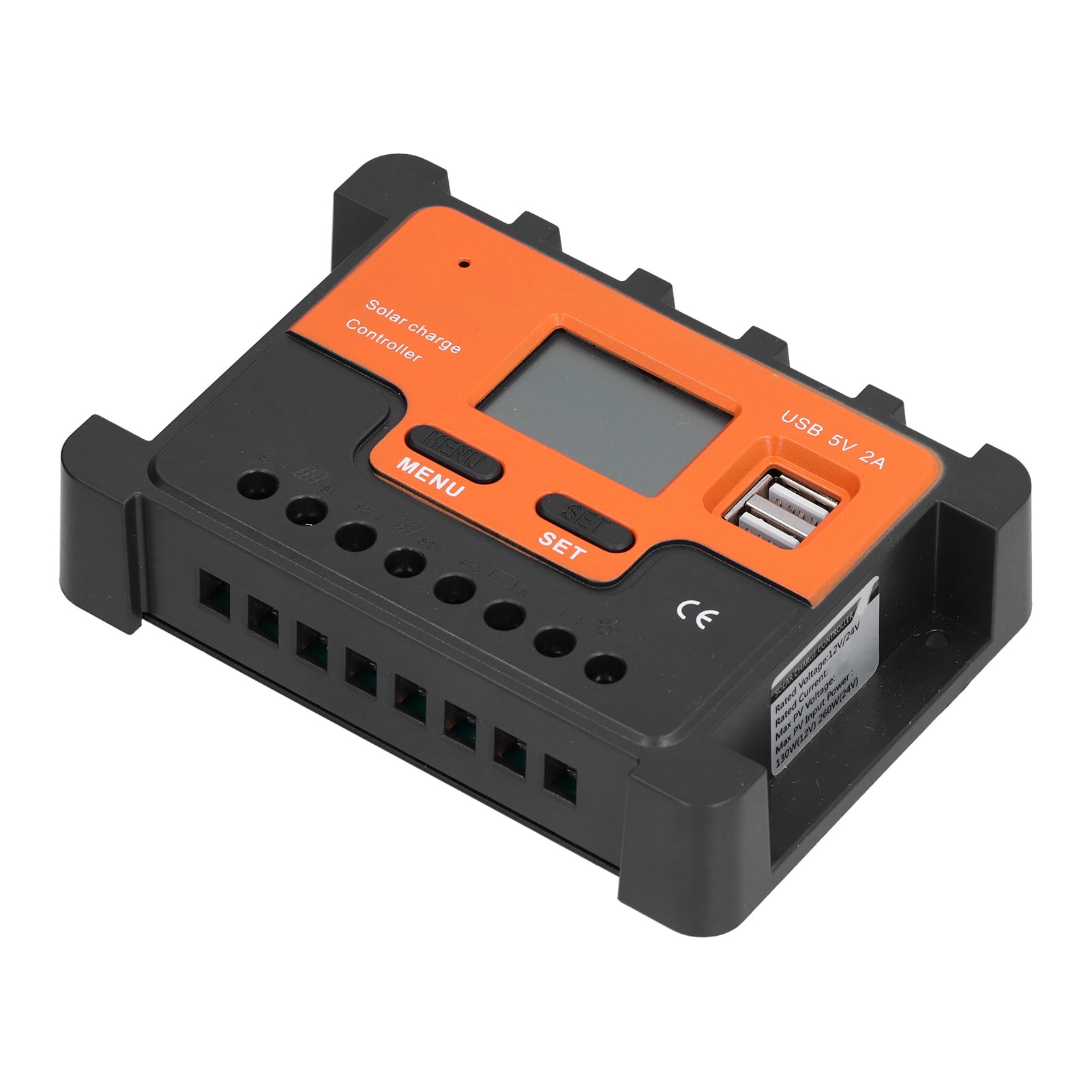 Controlador solar DBS12 ABS Pantalla LCD Regulador de carga y descarga ...