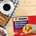 Jimmy Dean Meat Lovers Breakfast Burritos 17 oz, 4 Count (Frozen ...