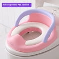 Potty Training Toilet Seat for Boys and Girls with Cushion and backrest ...
