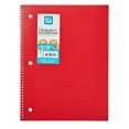 Pen + Gear 1 Subject Notebook, Wide Ruled, 80 Sheets, Red - Walmart.com