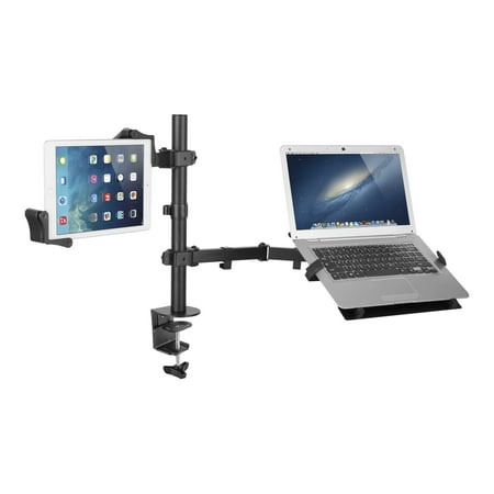 CTA Digital Articulating Height-Adjustable Laptop and Tablet Arm Mount ...