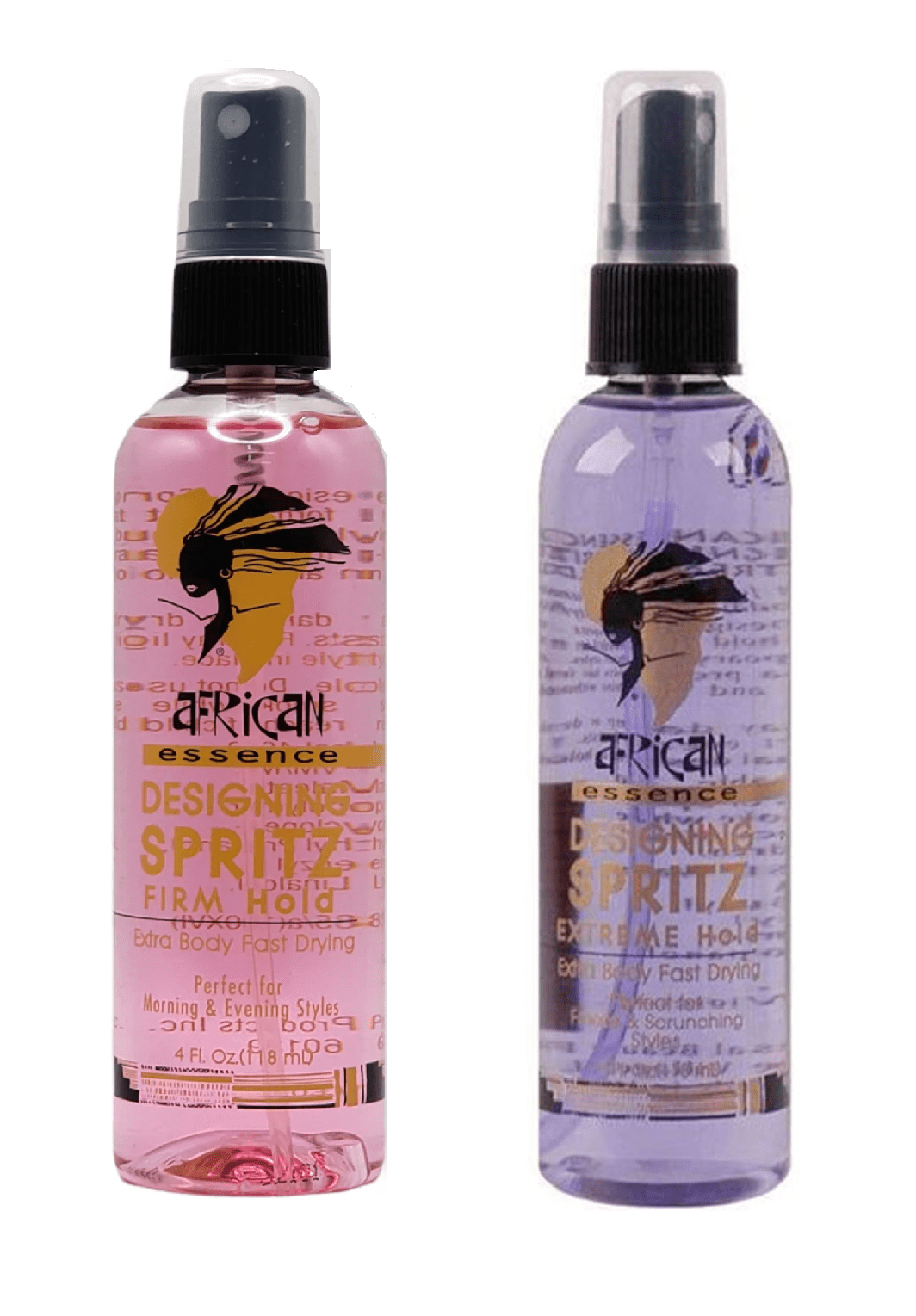 African Essence Designing Spritz, Net.Wt 4 fl.oz (Extreme Hold & Firm ...