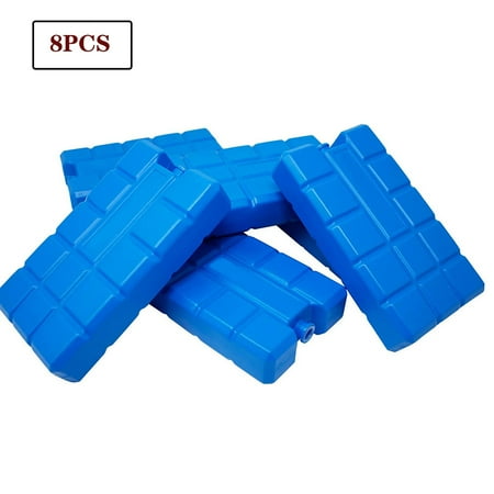 Set of 6 ice packs with 400 ml each, 6 blue cooling elements for the ...