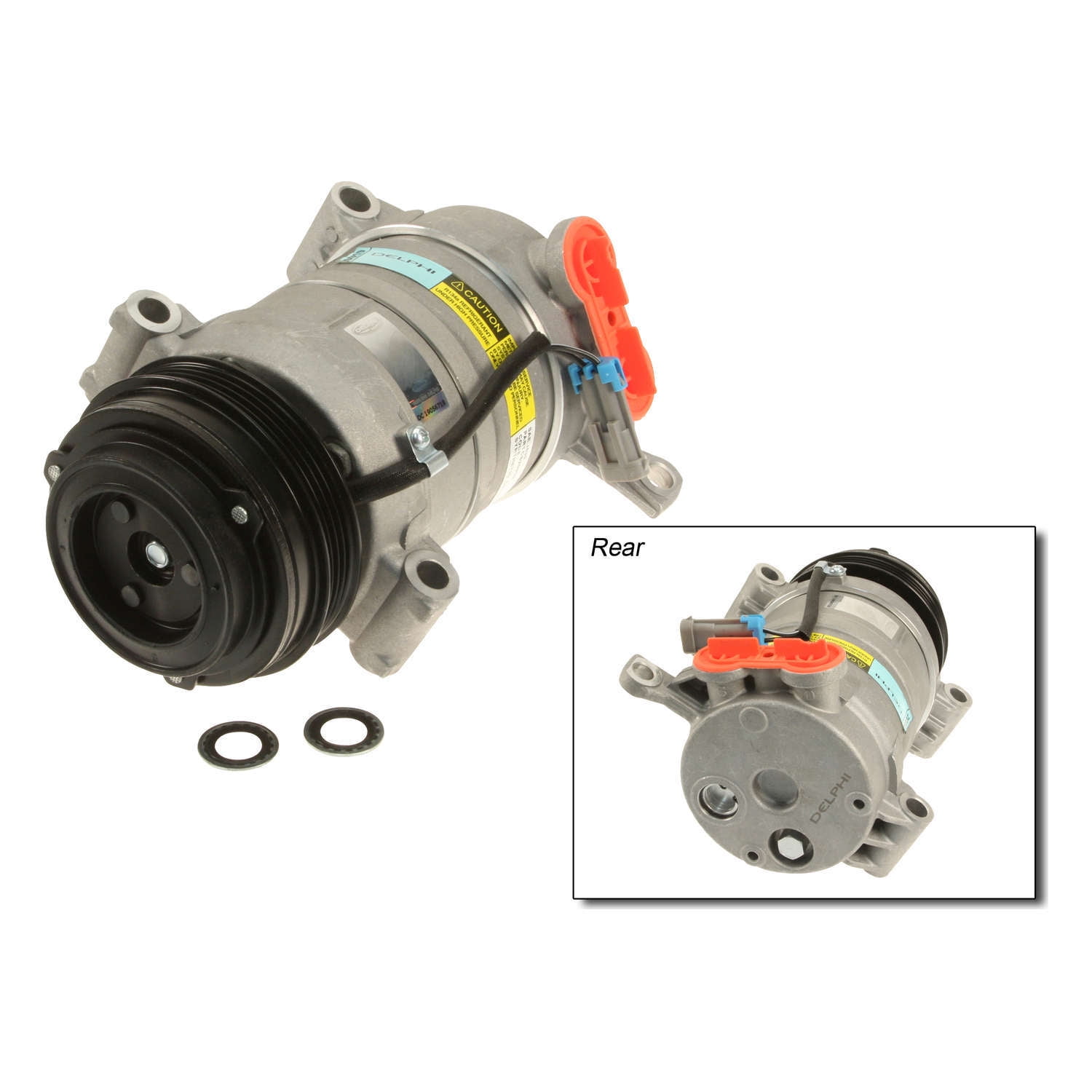 Delphi New w/ Clutch A/C Compressor - Walmart.com - Walmart.com