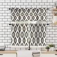 Aztec Tribal Geometric Window Valance, Southwestern Style Rustic Native ...