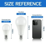 (2 pack) Great Value High Output A23 LED Light Bulb, 27-Watt (200W ...