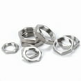 2pcs Metric Female Thread Hex Lock Nut Pipe Fitting 304 Stainless Steel ...