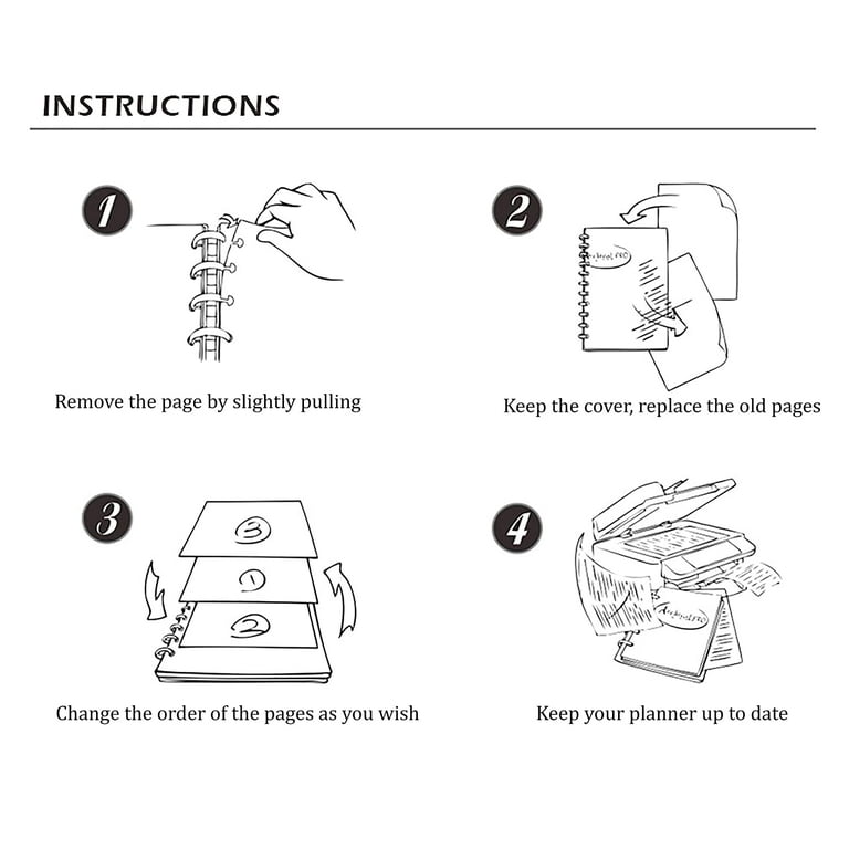 Staples Arc Calendar Pages Arc Notebook Review Paper & Pen