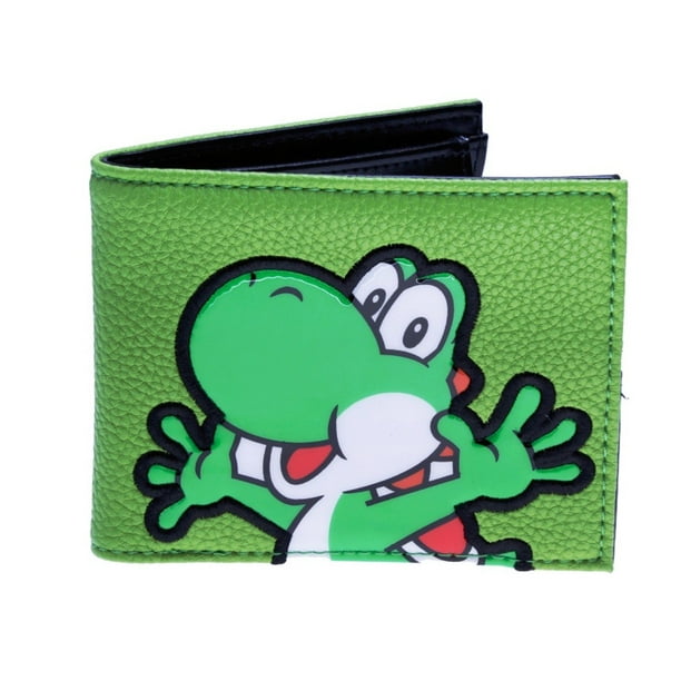 Yoshi Game Character Themed Green Bi-Fold Wallet - Walmart.com