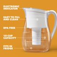 Brita Monterey Longlast Filter Water Filter Pitcher, 10 Cup - White ...
