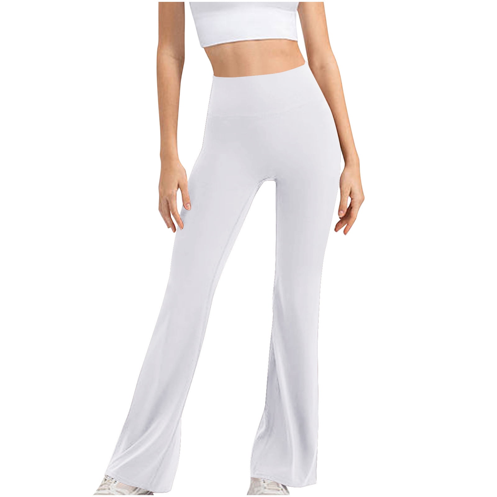 Click here for Aherbiu Flare Yoga Pants For Women High Waisted St... prices